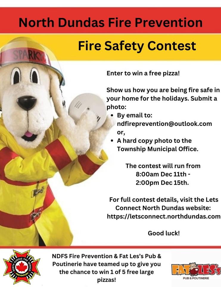 Holiday Fire Safety Contest | Let's Connect North Dundas